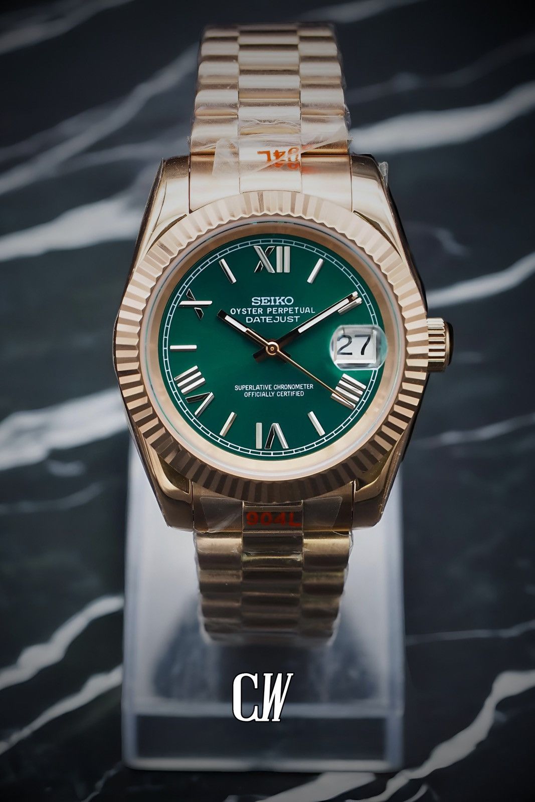 Custom SEIKO MOD DATEJUST WATCH ROMAN NUMERAL | Grailed