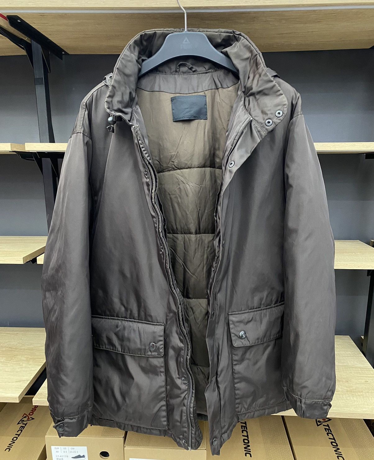 Prada Vintage Prada Metal Waterproof Down Puffer Jacket | Grailed