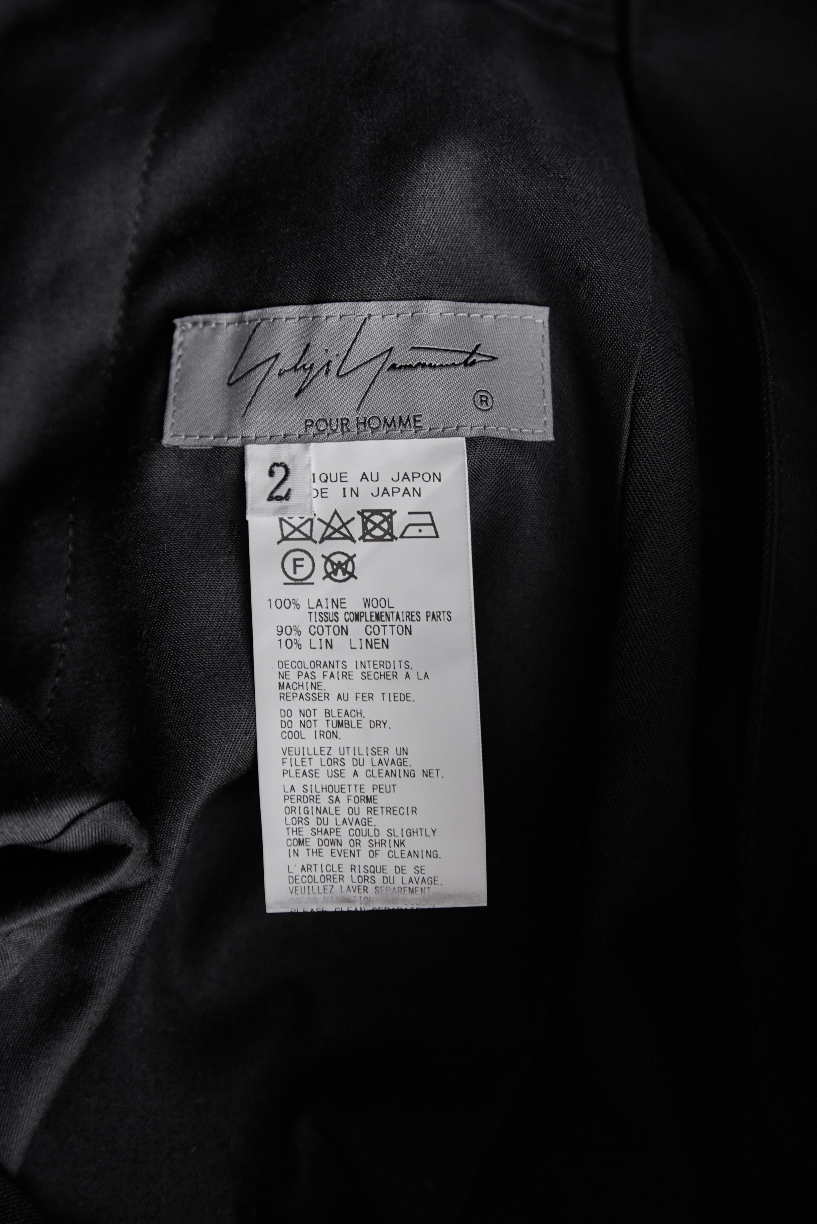 Yohji Yamamoto Yohji Yamamoto Pour Homme - W/Gabardine 12 Yohji Yamamoto Yohji Yamamoto Pour Homme - W/Gabardine 12