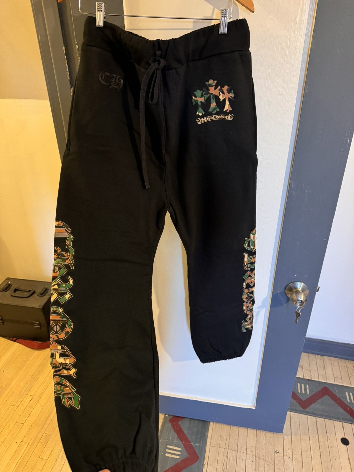 Chrome Hearts Chrome Hearts Camo Cross Sweatpants | Grailed