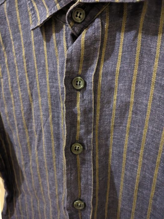 Christian Kimber Linen Stripe Shirt | Grailed