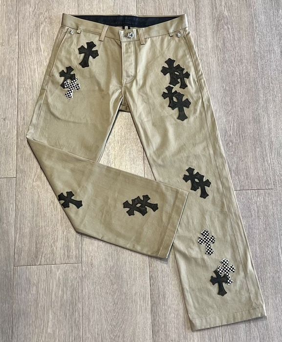 Chrome Hearts Chrome Hearts Patchwork Chino Pants | Grailed