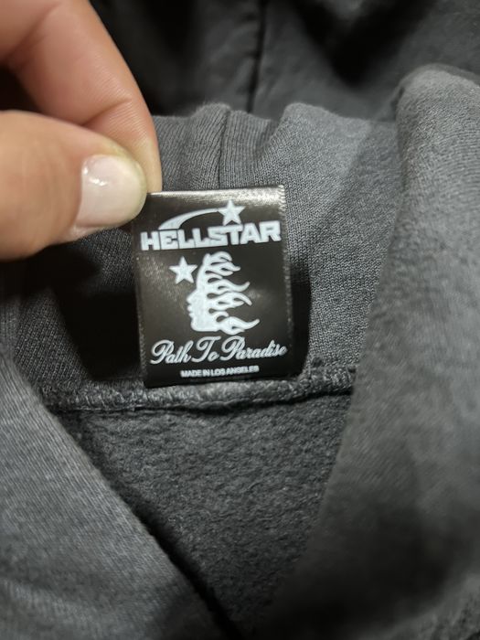 HELLSTAR Hellstar Studio Basic Black Logo Hoodie | Grailed