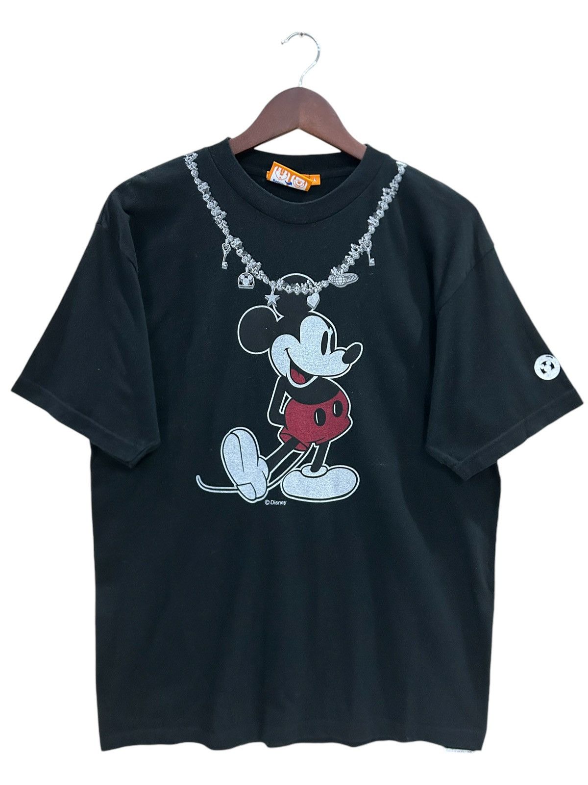 Beams Plus × Disney × Mickey Mouse Beams Japan Mickey Mouse ‘Chain’ Tee ...