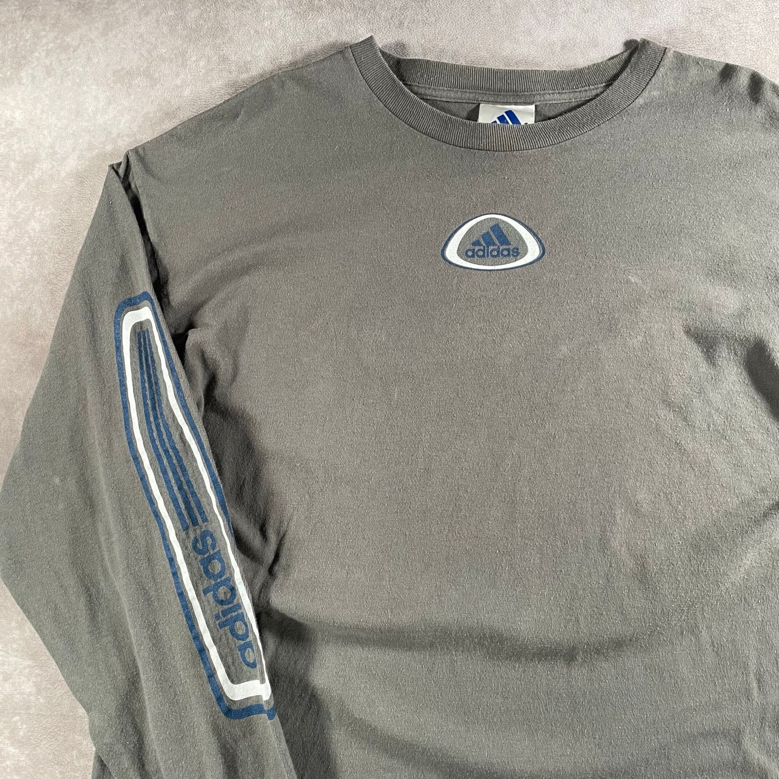 Adidas Vintage Adidas Center Logo Long Sleeve Long Sleeve T-shirt | Grailed