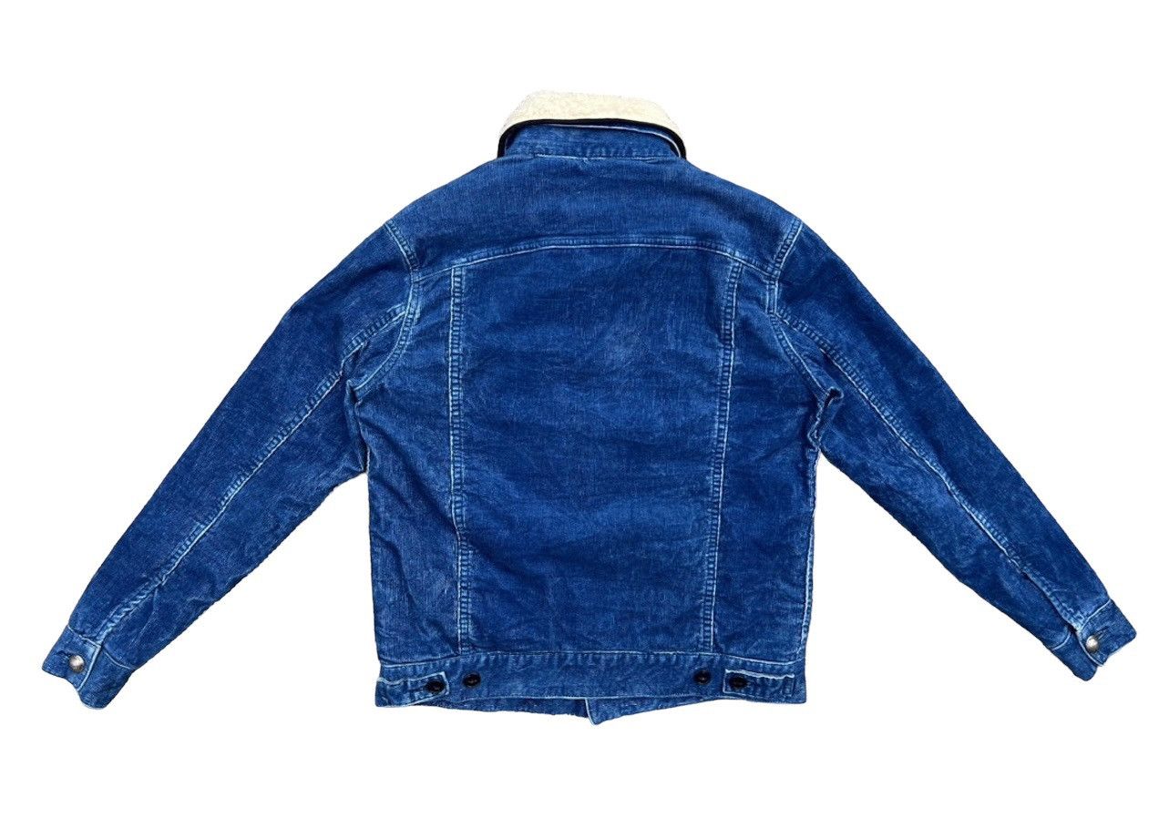 Remi Relief Remi Relief Japan Sherpa Lined Corduroy Trucker Jacket ...
