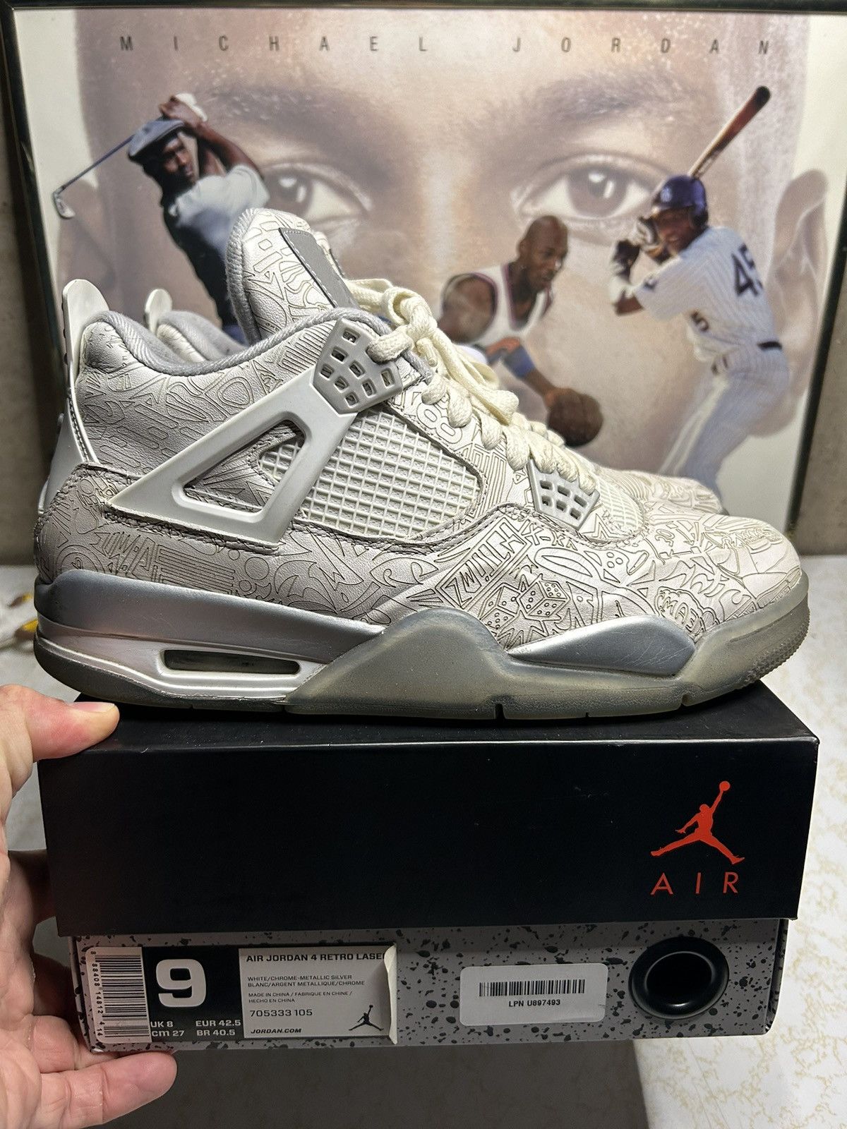 Jordan Brand Jordan Retro 4 ‘laser’ | Grailed