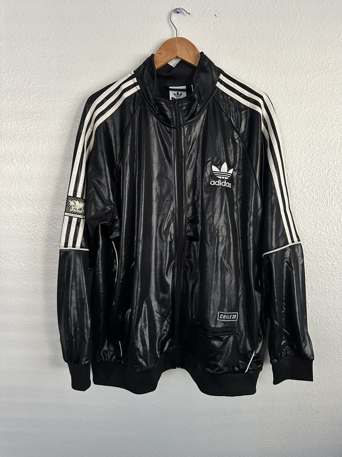 Adidas Adidas Chile 20 Trefoil Tricot Full Zip Track Jacket Black | Grailed
