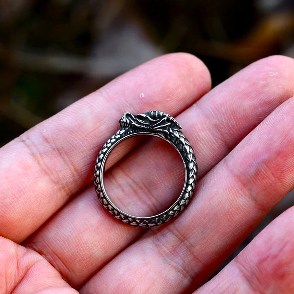Jewelry × Vintage Ouroboros Ring | Grailed