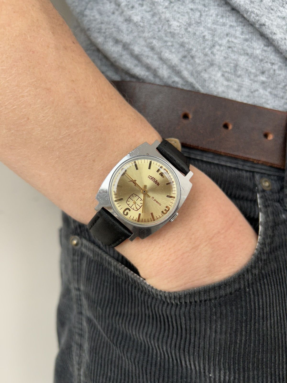 Vintage × Watch × Watches Vintage Watch Cornavin Soviet USSR Mechanical ...