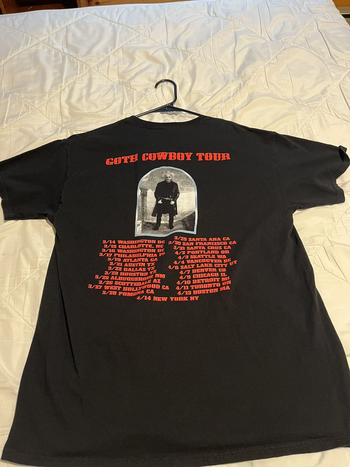 GOTHBOICLIQUE × LIL PEEP Lil Tracy Goth Cowboy Tour Shirt | Grailed