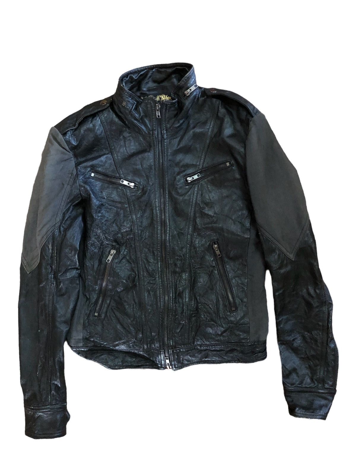 Japanese Brand Full Blood Apocalypse Cropped Leather Jacket | Grailed