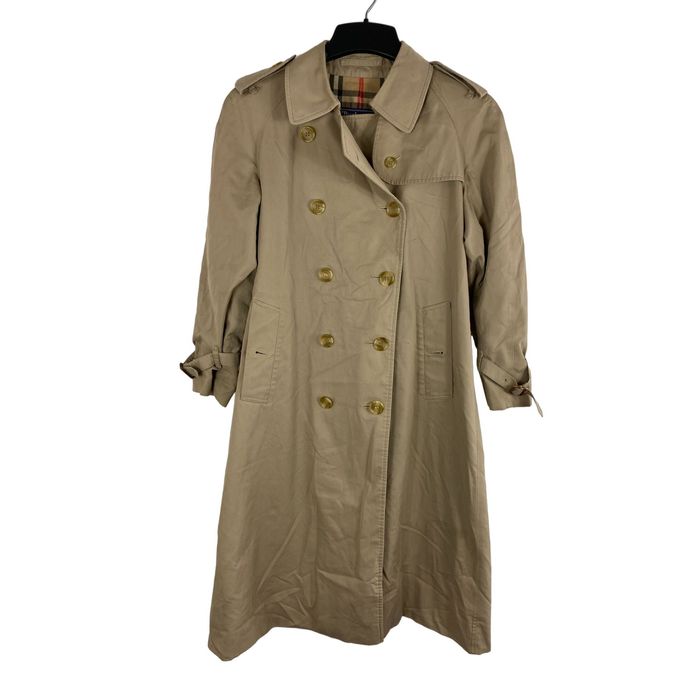 Burberry Vintage Burberrys Nova Check Lining Trench Coat Beige Size 1 | Grailed