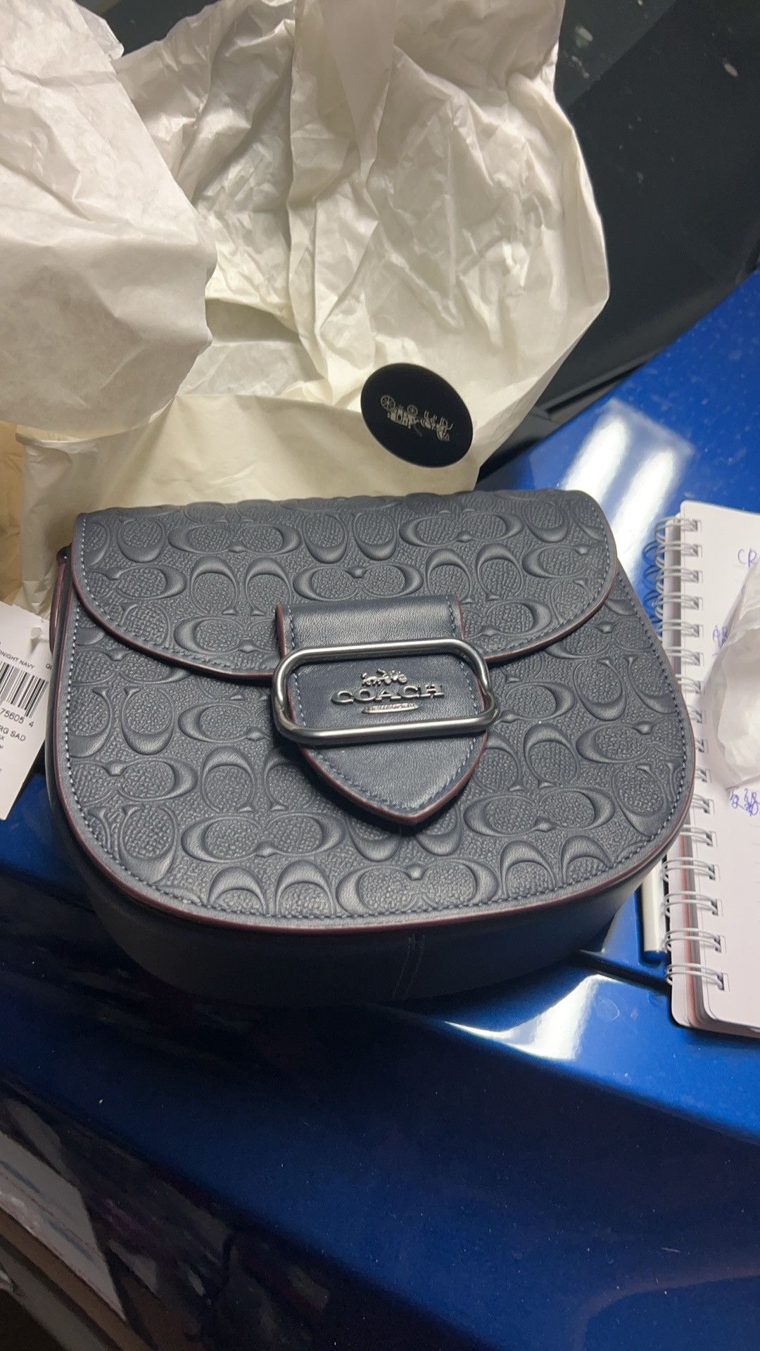 Coach Morgan Saddle Bag In Signature Leather CF318 | Grailed