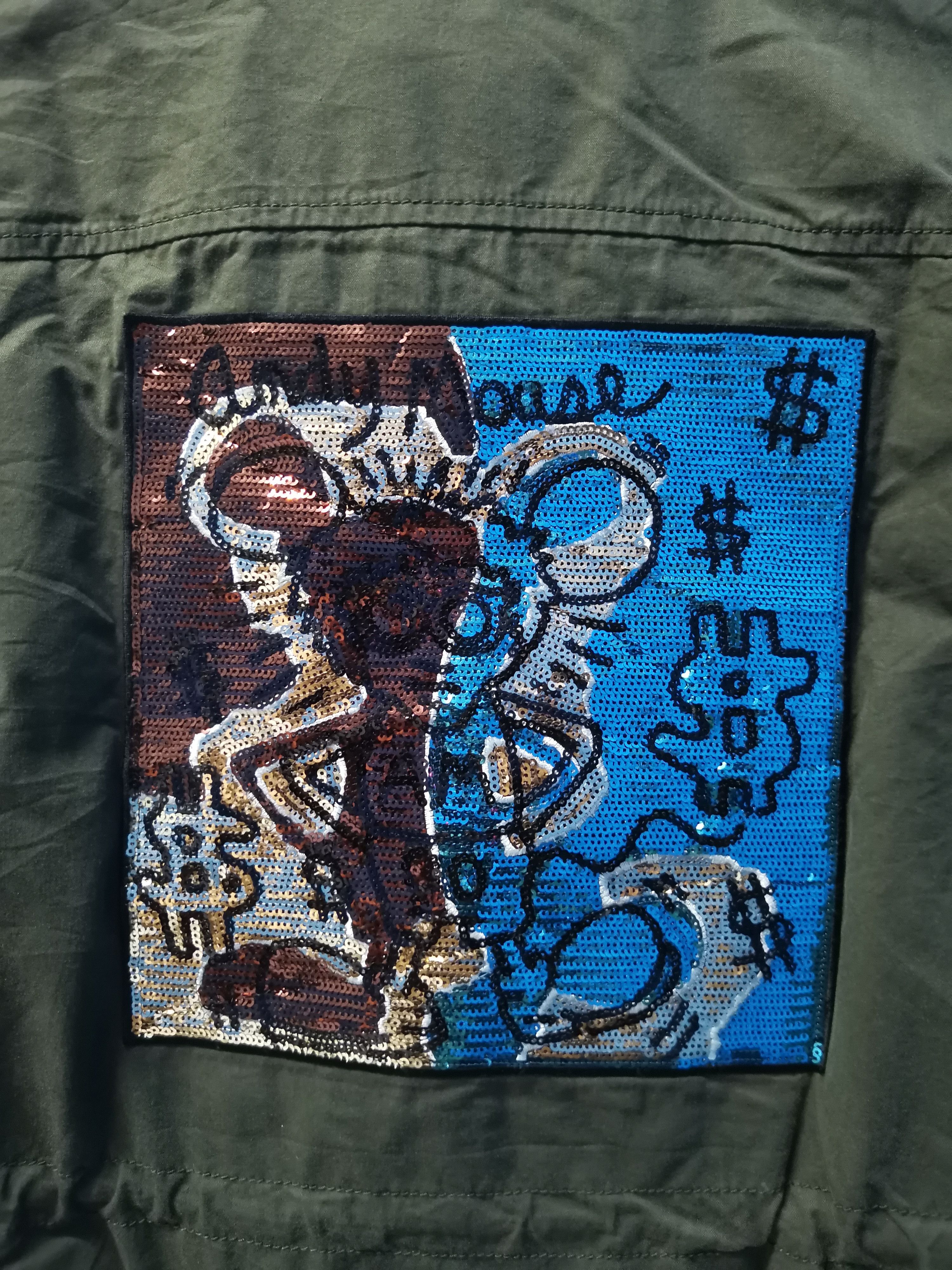Art × Japanese Brand × Keith Haring Keith Haring by GGPX Jacket Andy ...
