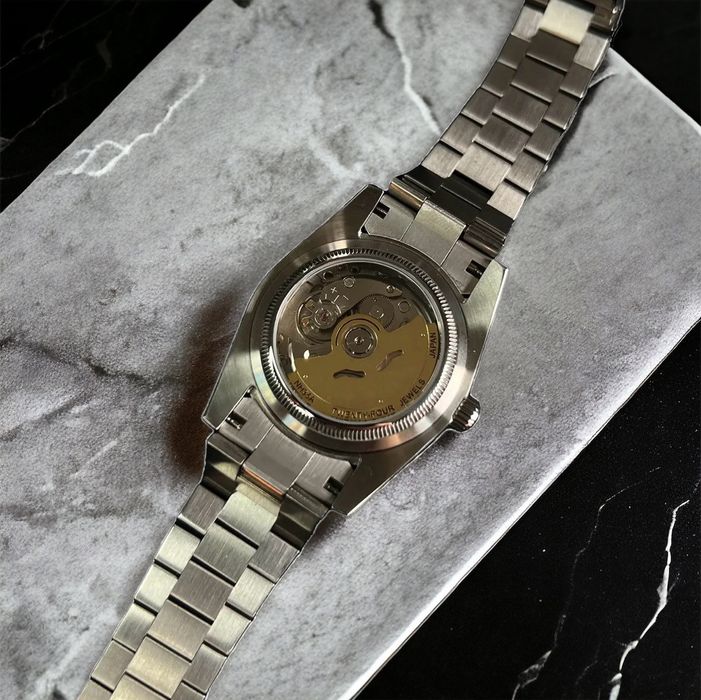 Seiko Seiko Mod Datejust NH35 39mm Roman Dial White Steel Watch | Grailed