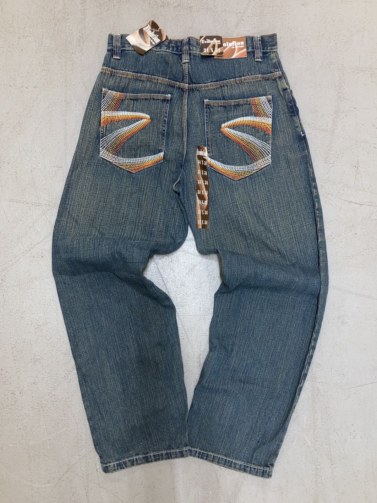 Vintage Crazy Vintage Y2K Baggy Jeans JNCO Wide Leg Skater Unique | Grailed