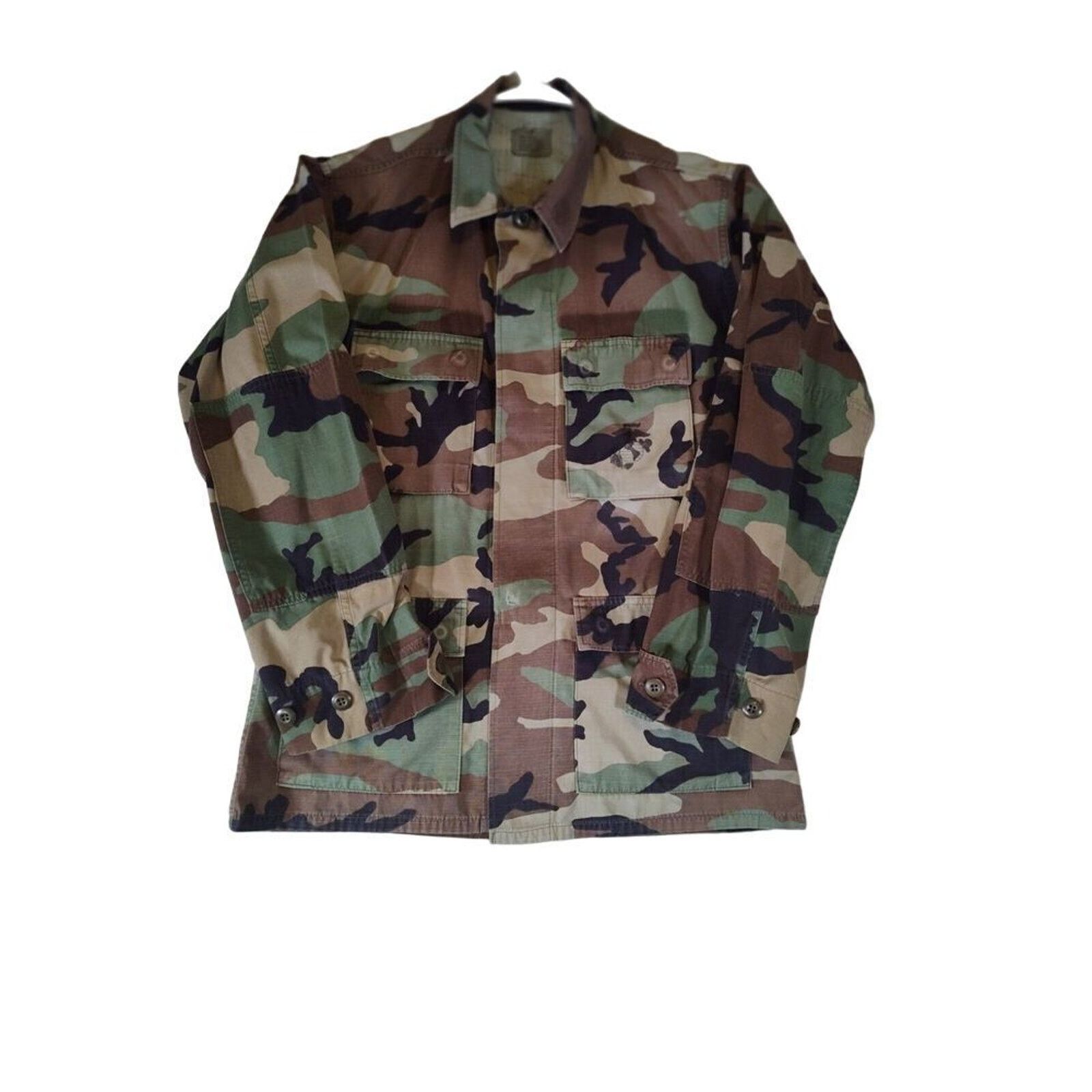 & Other Stories BDU Jacket Raid Mod Small Woodland Camo Hot Weather ...