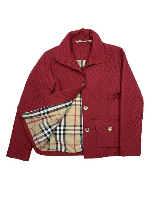 Vintage Vintage Burberry Quilted Jacket Nova Check | Grailed