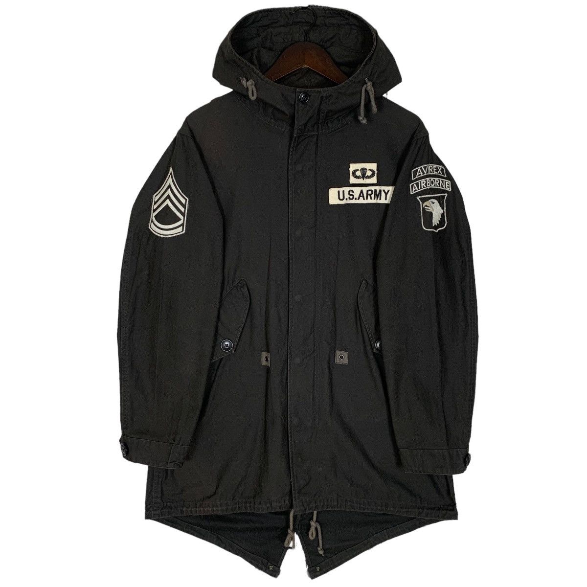 Military U.S Army Avirex Fishtail Parka Jacket Riot Riot Riot | Grailed