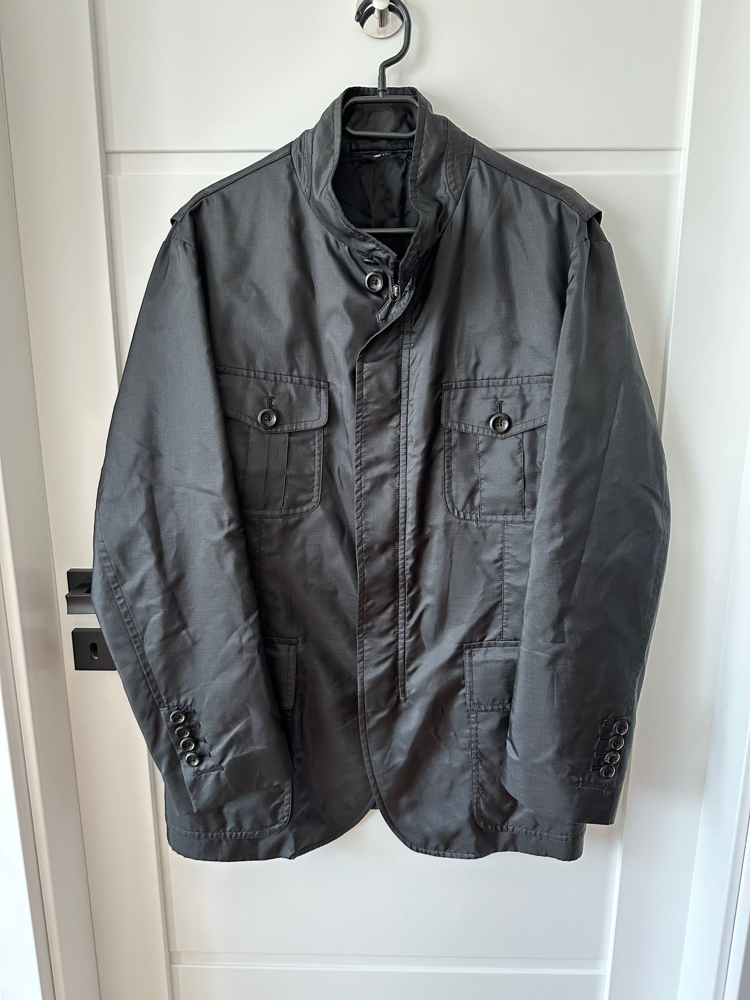 Black × Tom Ford TOM FORD Utility black jacket TF | Grailed