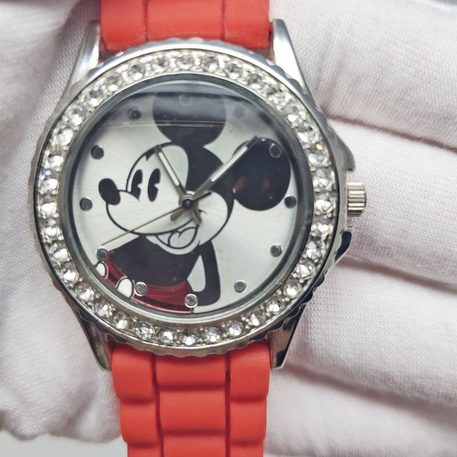 Disney Disney Mickey Mouse Red Rubber Watch - Timeless Style | Grailed