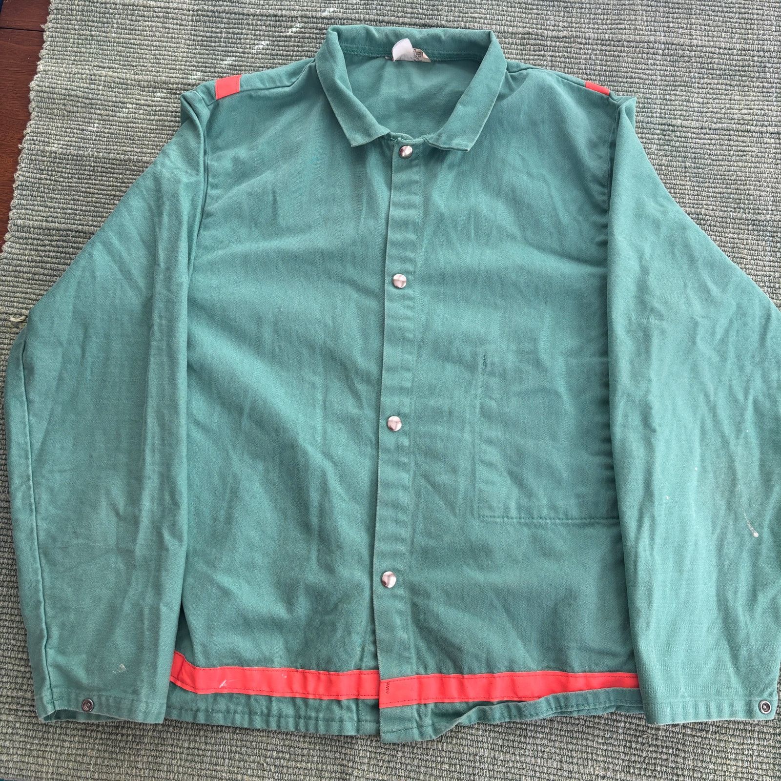 Vintage True vintage 1960s green and red cotton jacket | Grailed