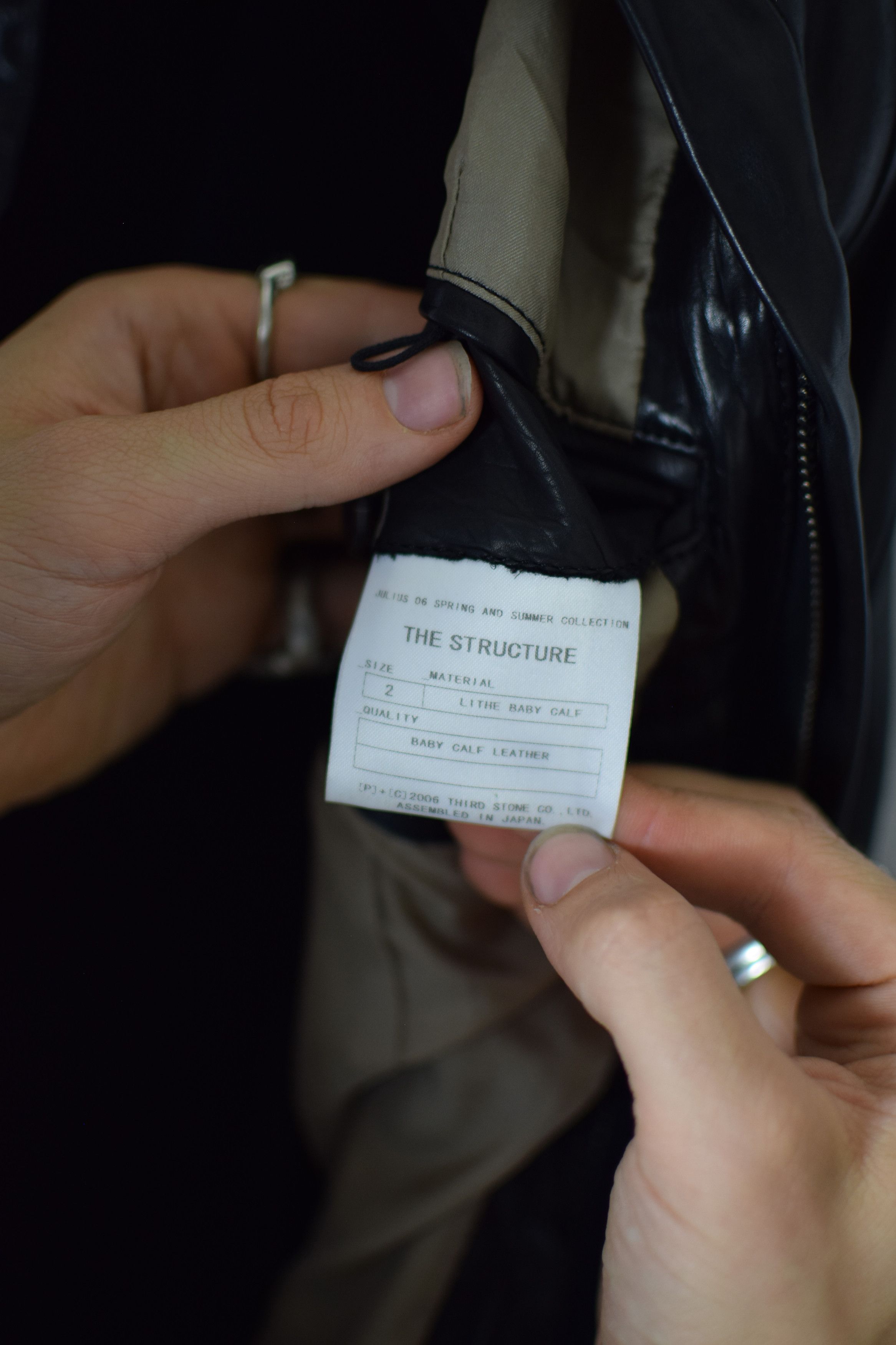 Julius Julius SS06 The Structure Leather Vest | Grailed