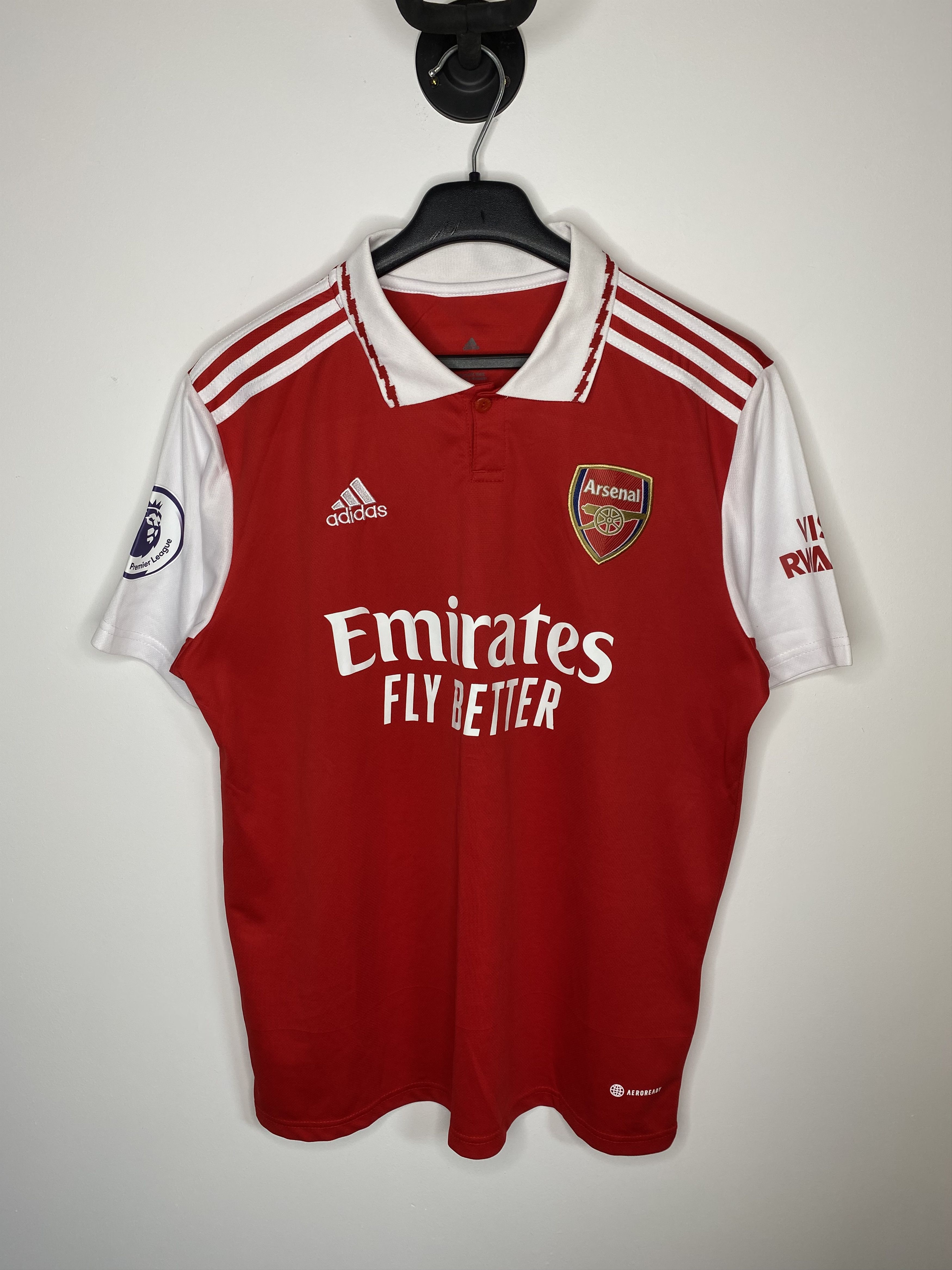 Adidas JESUS #9 ARSENAL 2022 2023 HOME FOOTBALL SHIRT SOCCER JERSEY ...