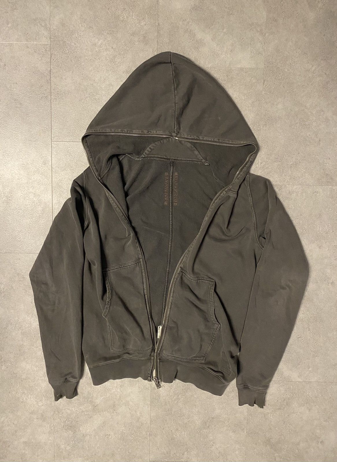 Rick Owens × Rick Owens Drkshdw Rick Owens OG Dark Dust Gimp Full Zip ...