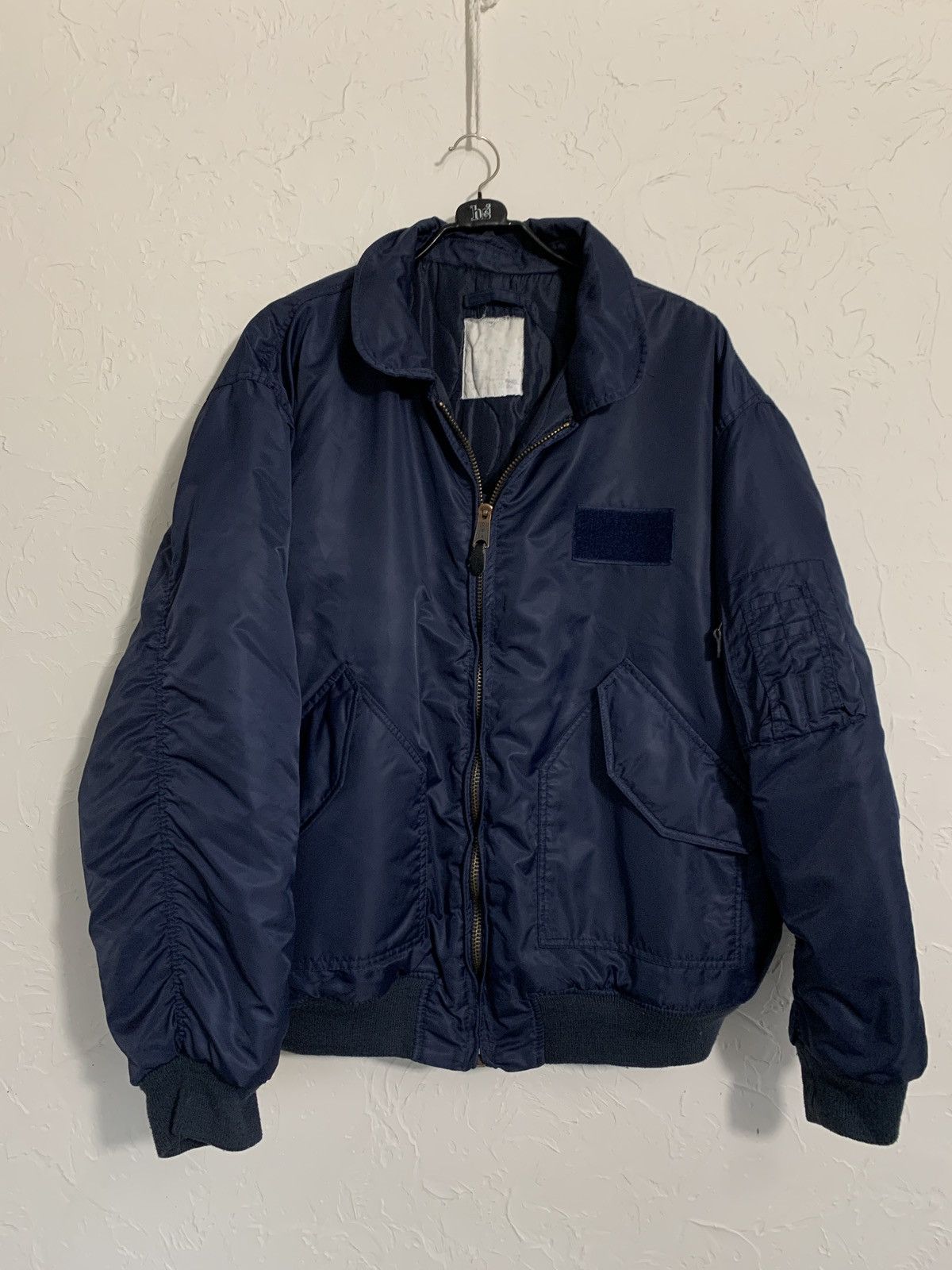 Vintage Vintage Military Quilted Nylon Flyers Bomber Jacket Boxy Fit ...