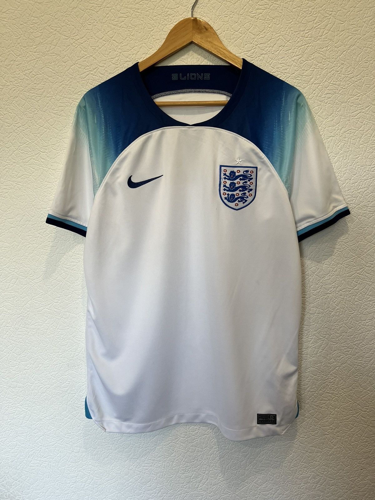 Nike × Streetwear Nike England 2022 Home Kit Soccer Jersey Football ...
