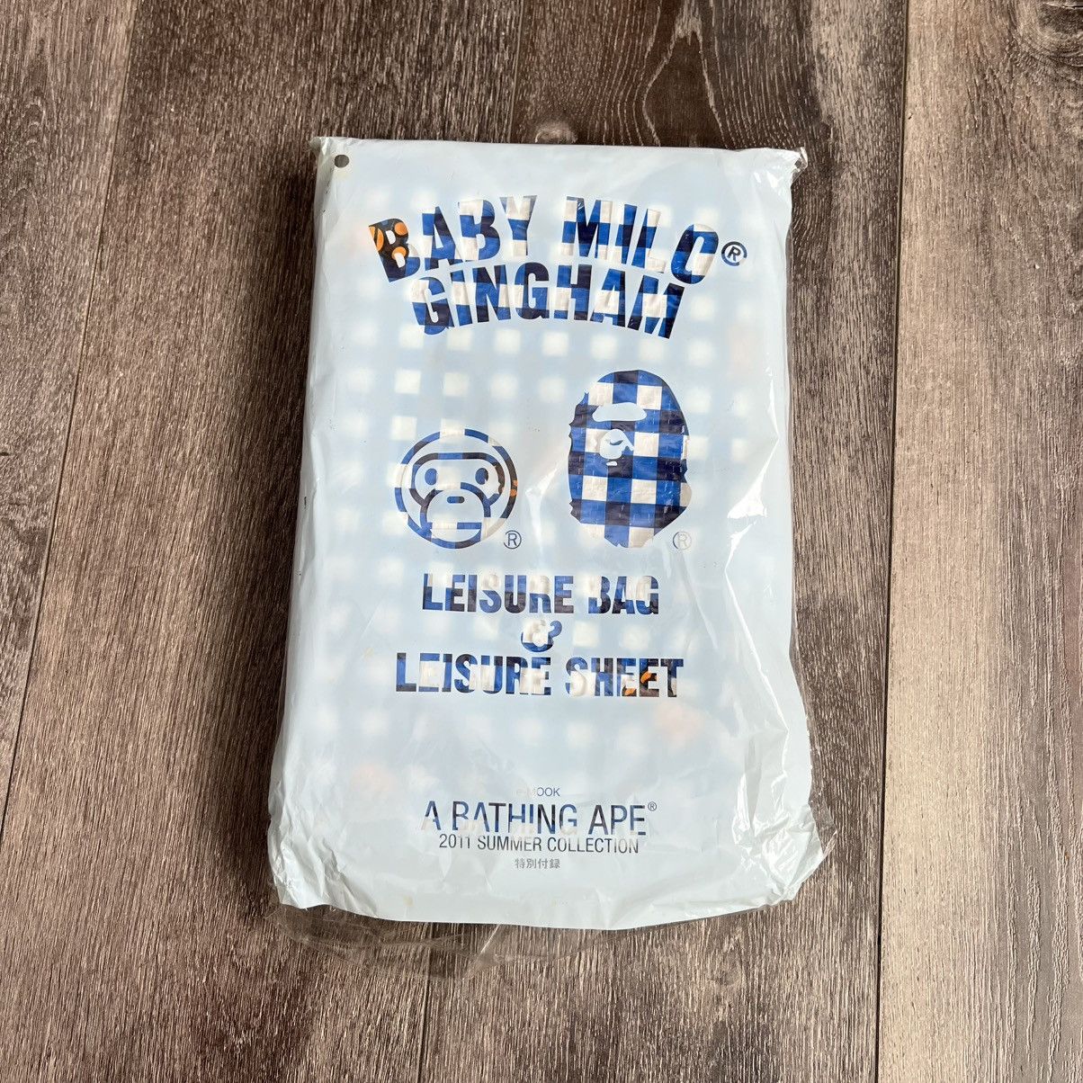 Bape A Bathing Ape Bape x Gingham Leisure Bag and Sheet SS11 Gift | Grailed