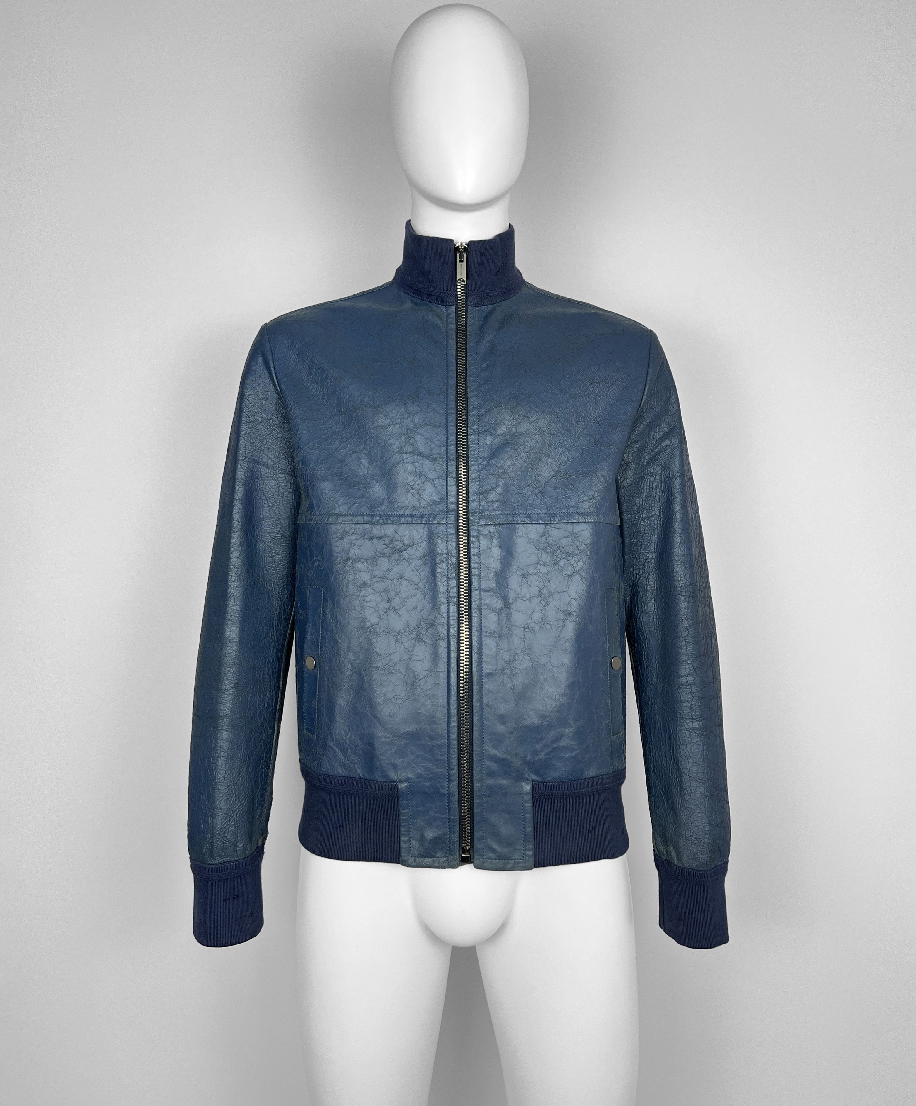 Damir Doma DISTRESSED LEATHER BOMBER JACKET, ONE ON WHOLE GRAILED | Grailed