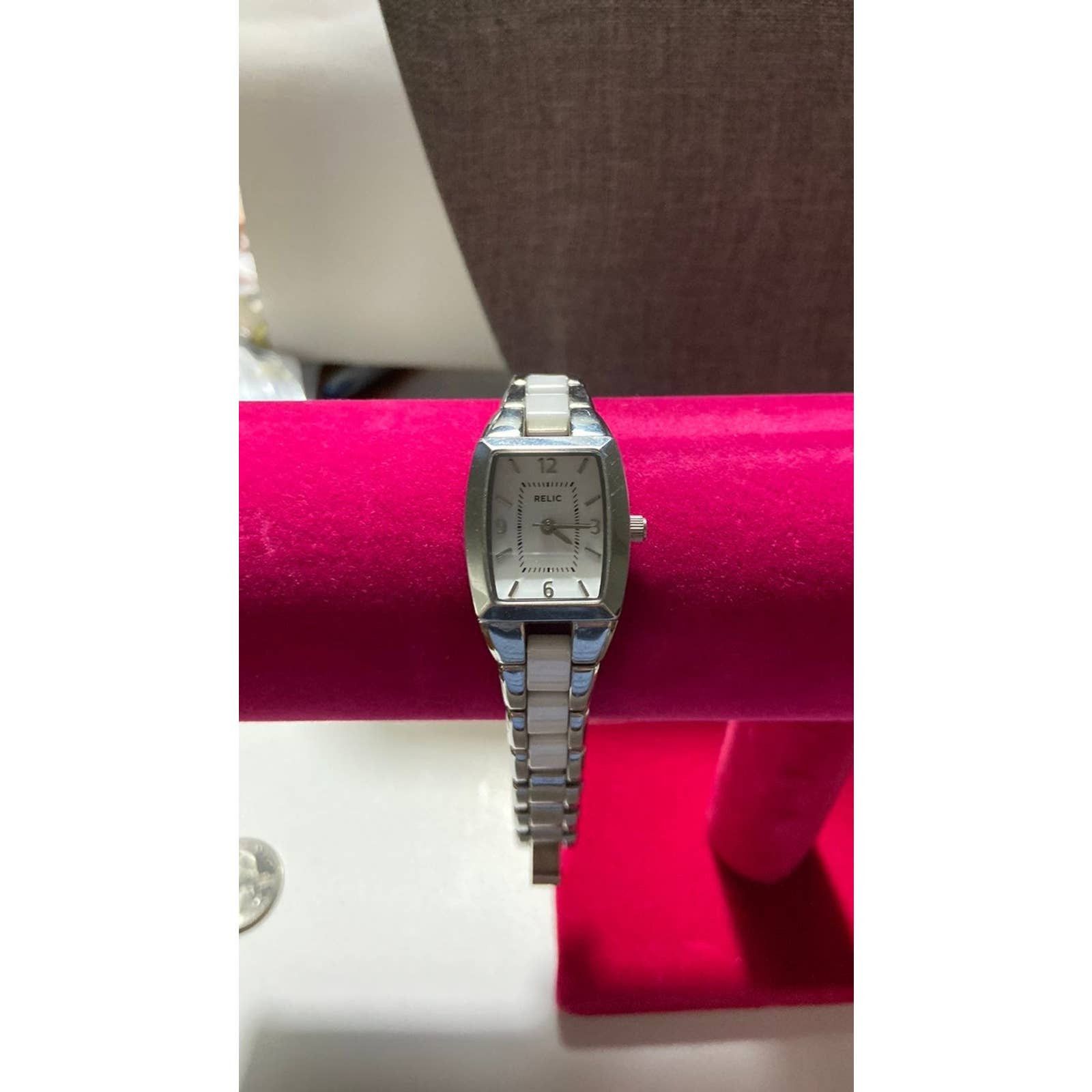 Relic Relic Watch silver tone and white | Grailed