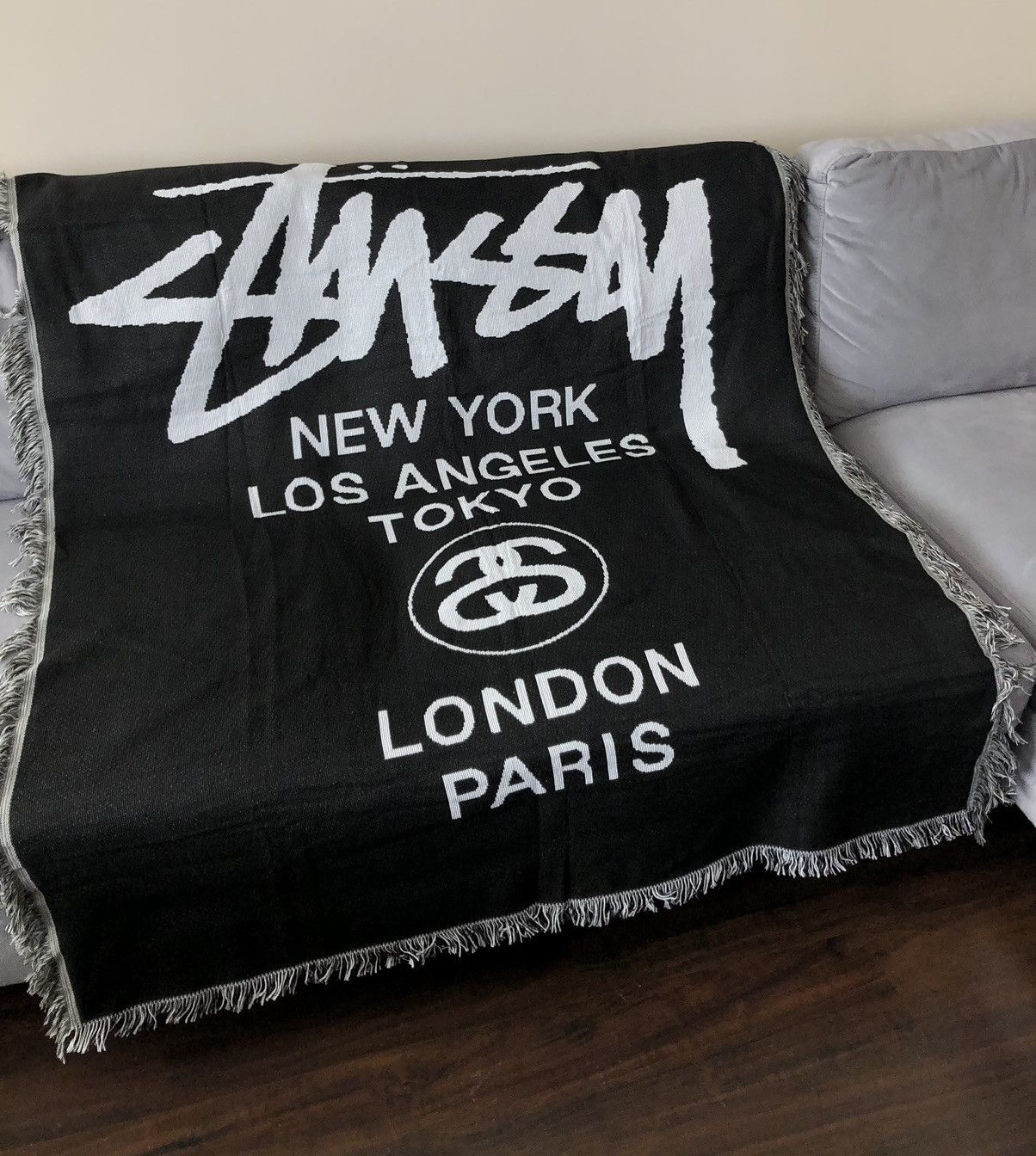 Stussy × Vintage Stussy Stüssy Blanket | Grailed