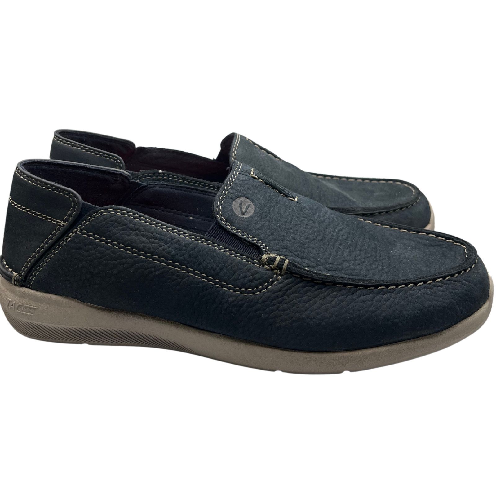 Clarks Clarks Mens Gorwin Step Slip On Loafers 26164687 Navy 8M NIB ...