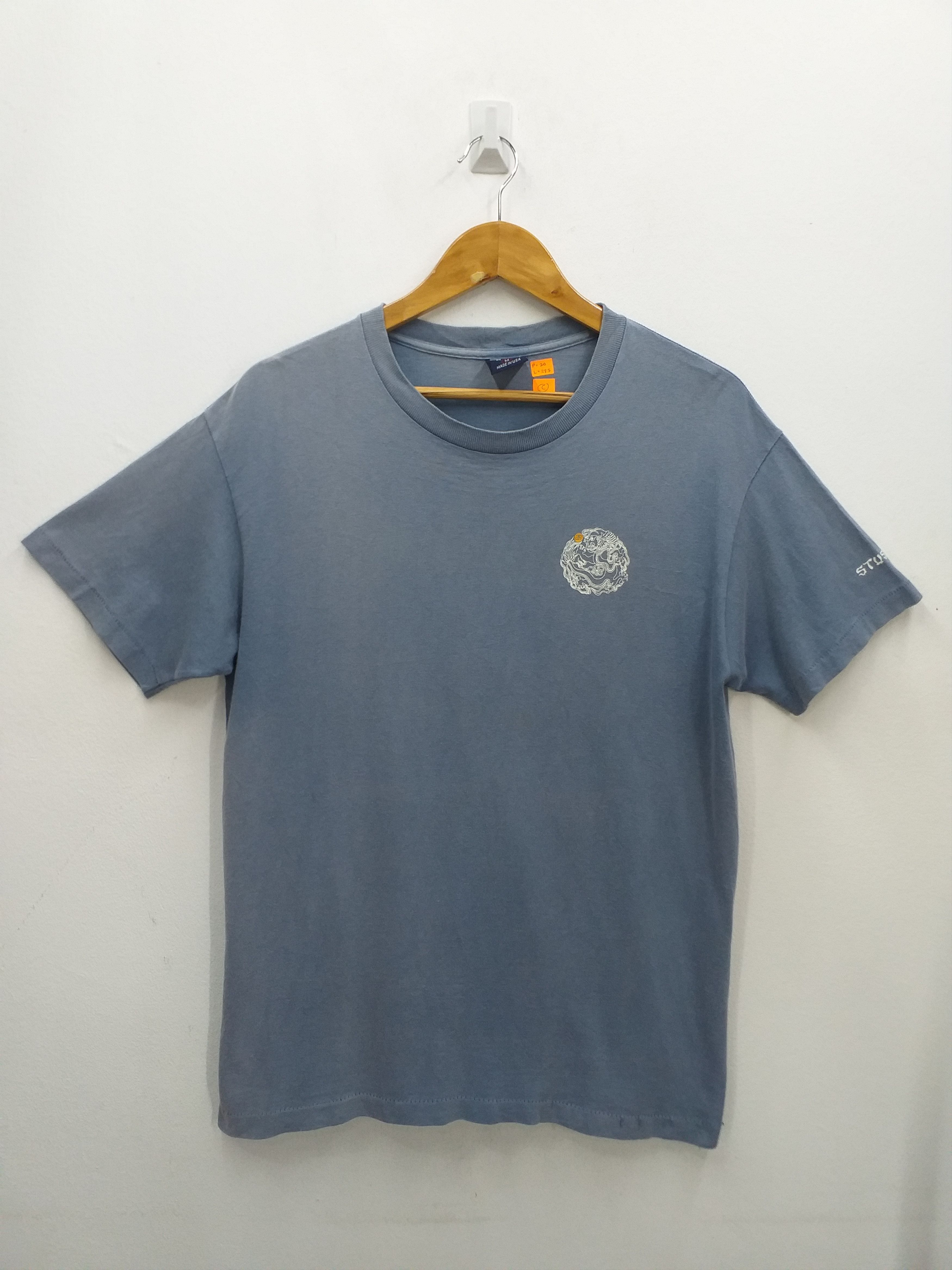 Vintage Vintage Stussy 90's USA Nice Design T-Shirt -C039 | Grailed