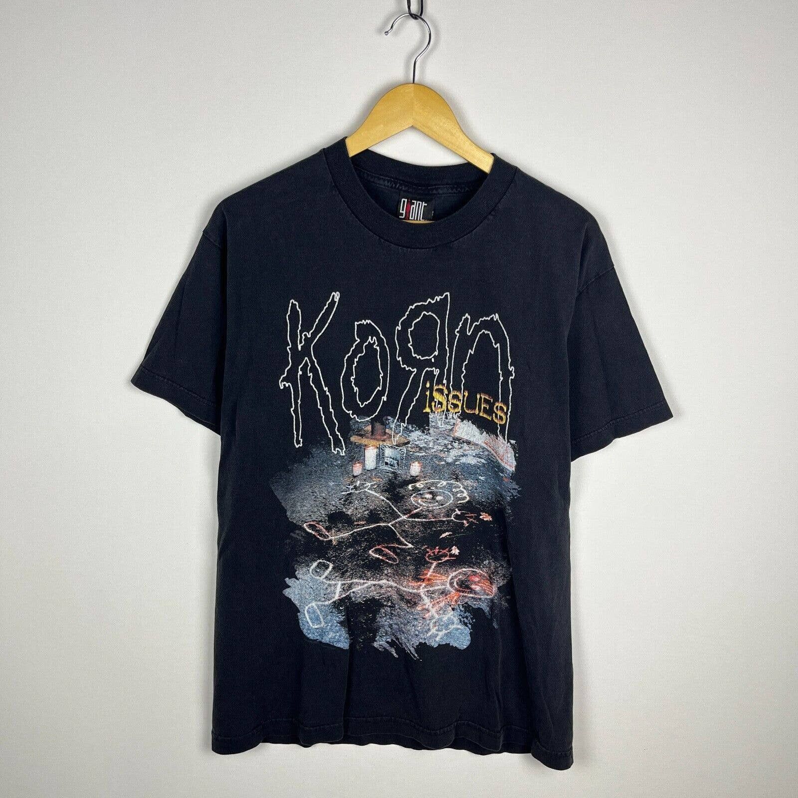 Vintage Vintage 90s Korn Issues Band T shirt Giant Large | Grailed