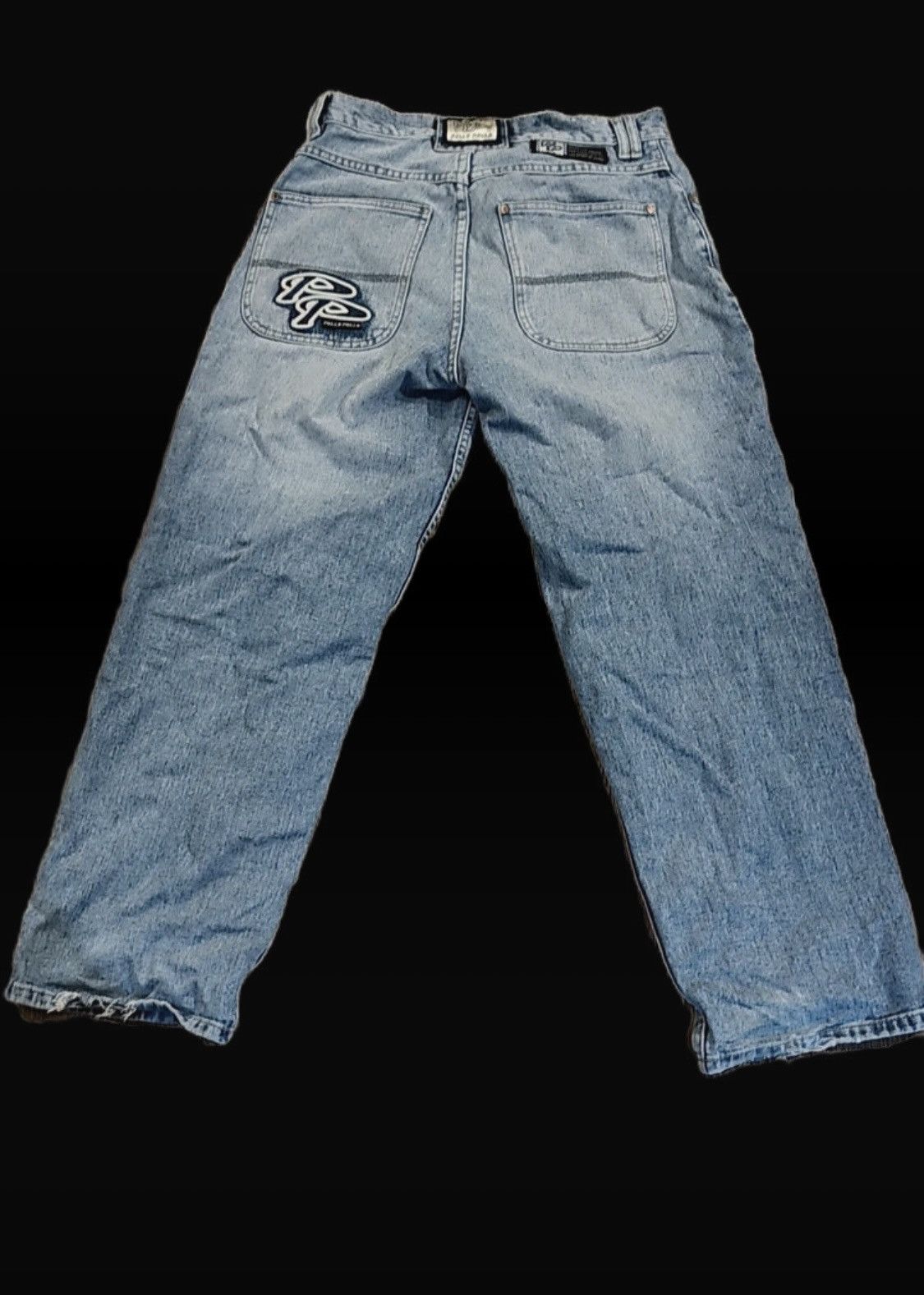 Jnco × Pelle Pelle × Southpole PELLE PELLE 90s BAGGY FIT BLUE DENIM RAP ...