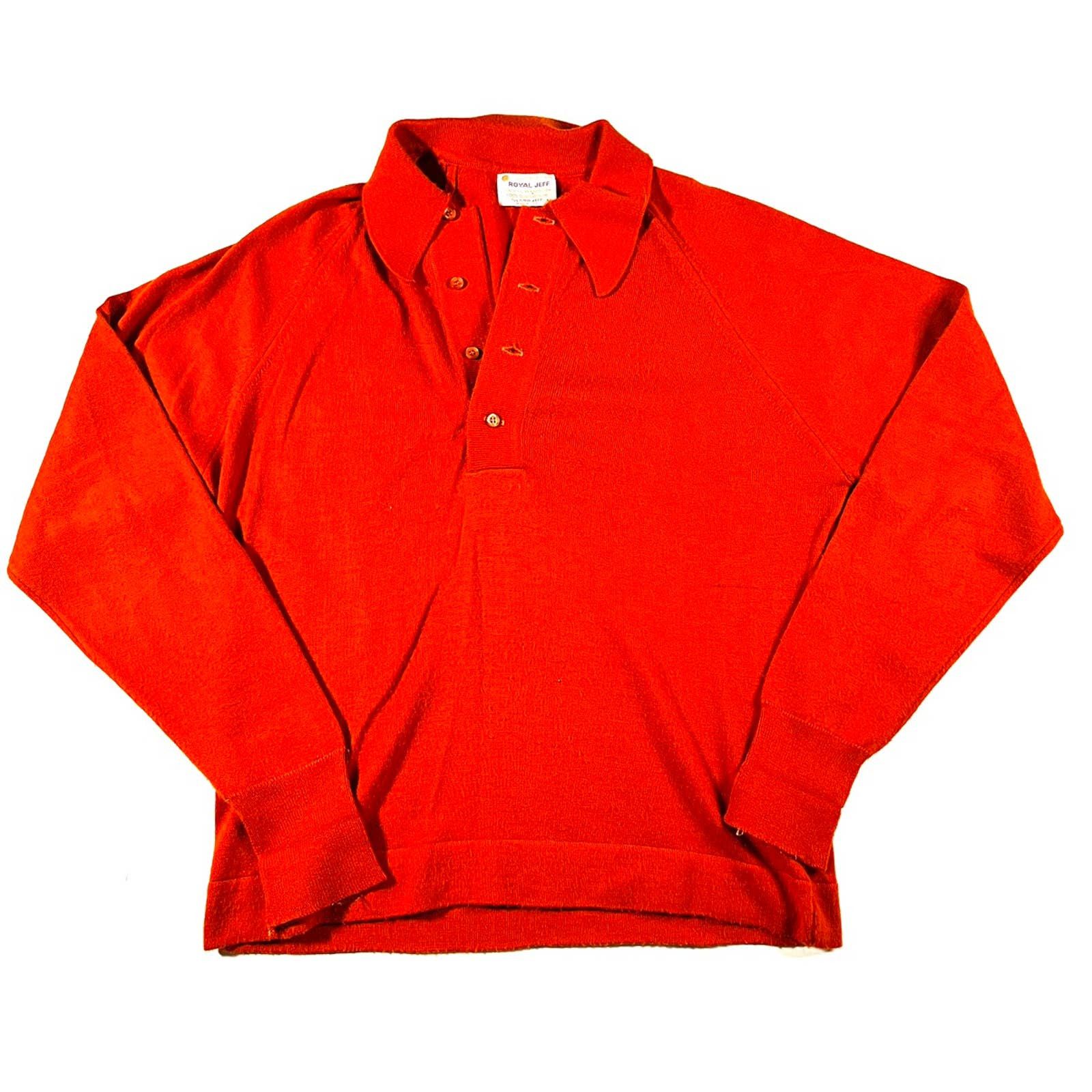 Hype × Streetwear × Vintage VTG 1970’s Royal Jeff Lord Jeff Knit ...