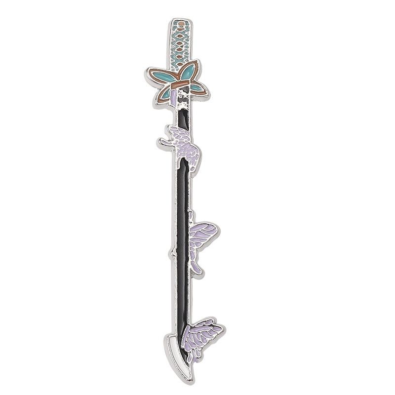 State Street Demon Slayer Nichirin Shinobu Kocho Sword Anime Enamel ...