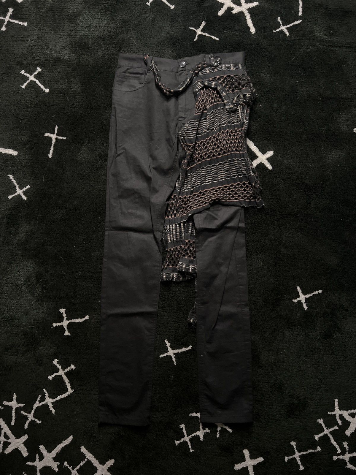 Raf Simons SS06 - Zombie Skirted Patchwork Pants | Grailed