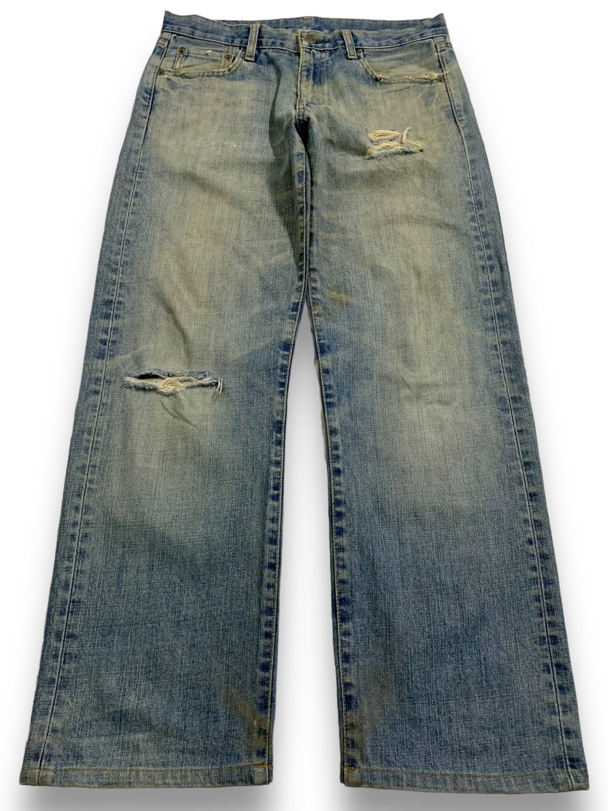 Jun Takahashi Vintage Uniqlo S003 Baggy Dirt Mud Washed Distressed ...