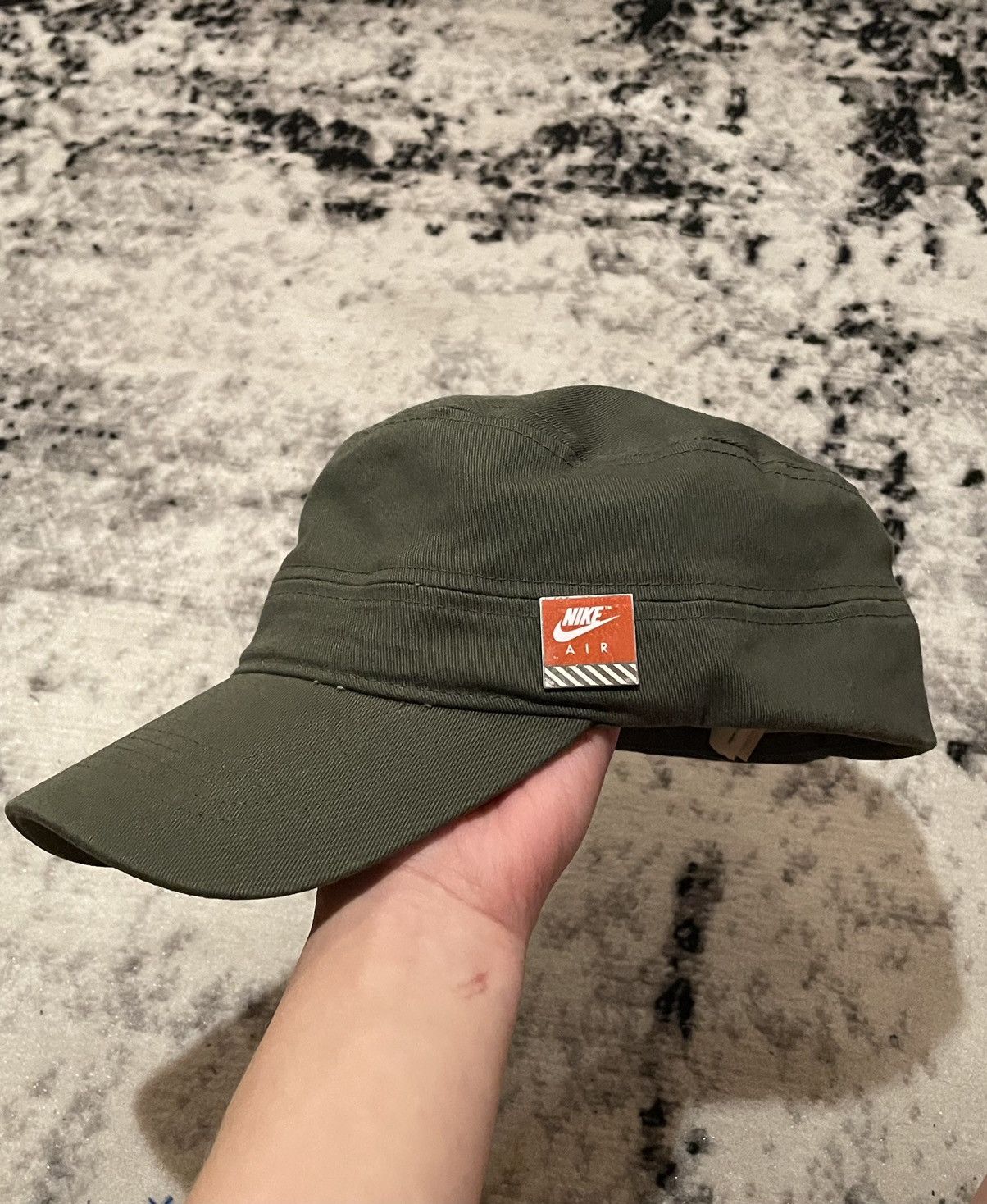 Nike × Streetwear × Vintage Nike Cap Military Style Vintage Y2K Metal ...