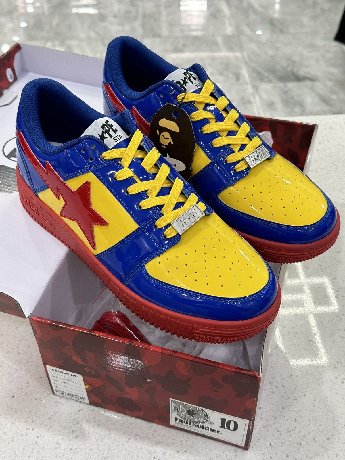 Bape Bapesta Superman DC Comics x Superman | Grailed