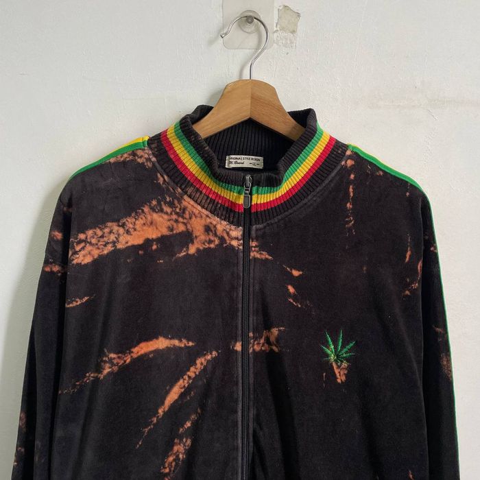 Japanese Brand japanese line rasta jacket asid wash | Grailed
