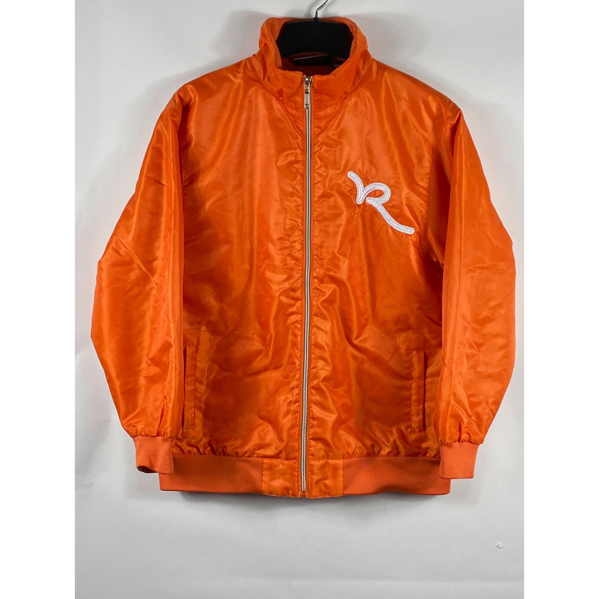Rocawear Vintage Rocawear Embroidered Logo Bomber Jacket Orange Men's ...
