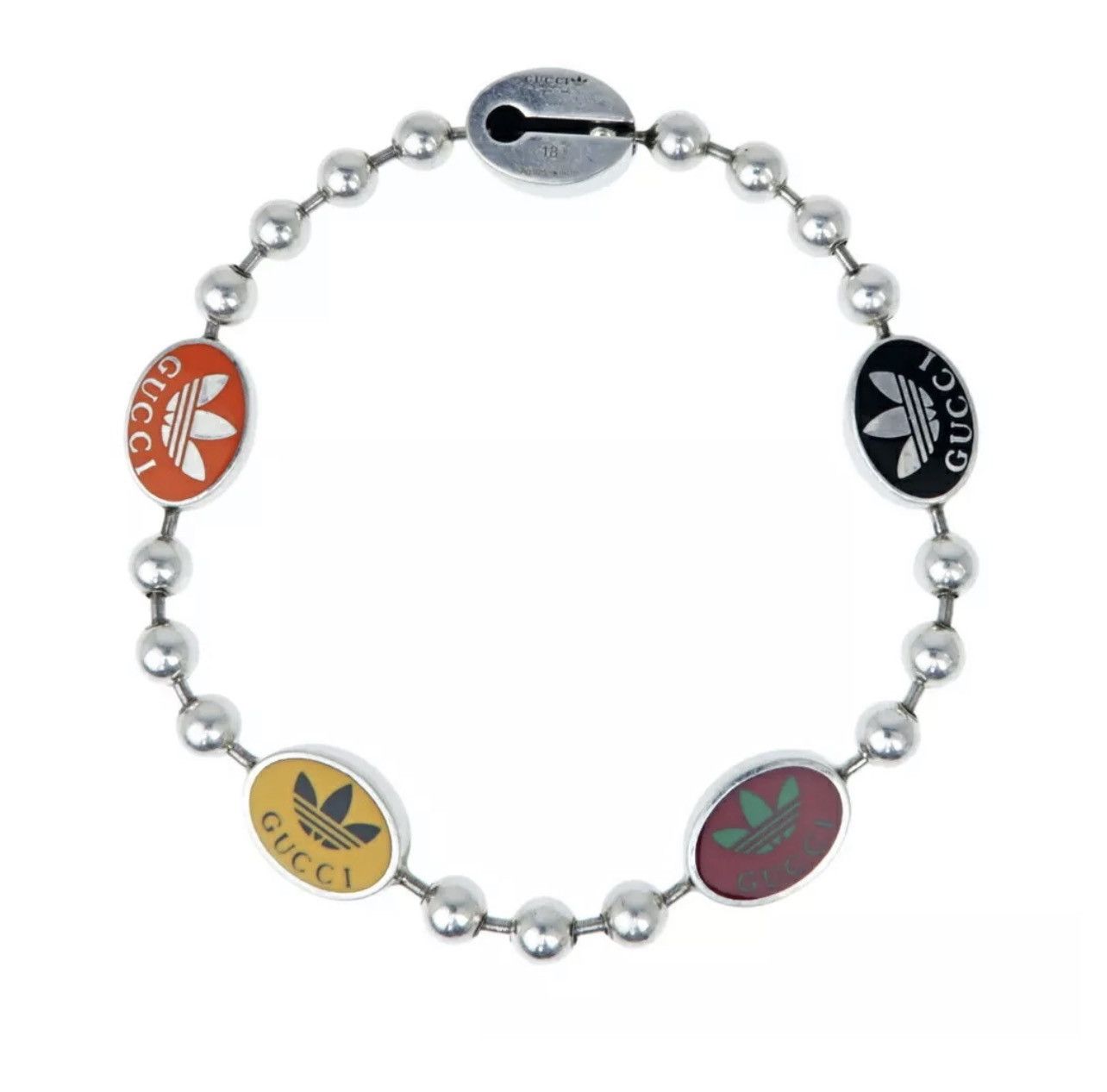 Adidas Adidas x Gucci Ball Trefoil Silver Bracelet | Grailed