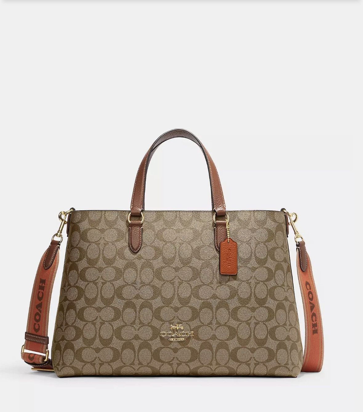 Coach NWT Coach Logan Carryall In Signature Canvas | Grailed
